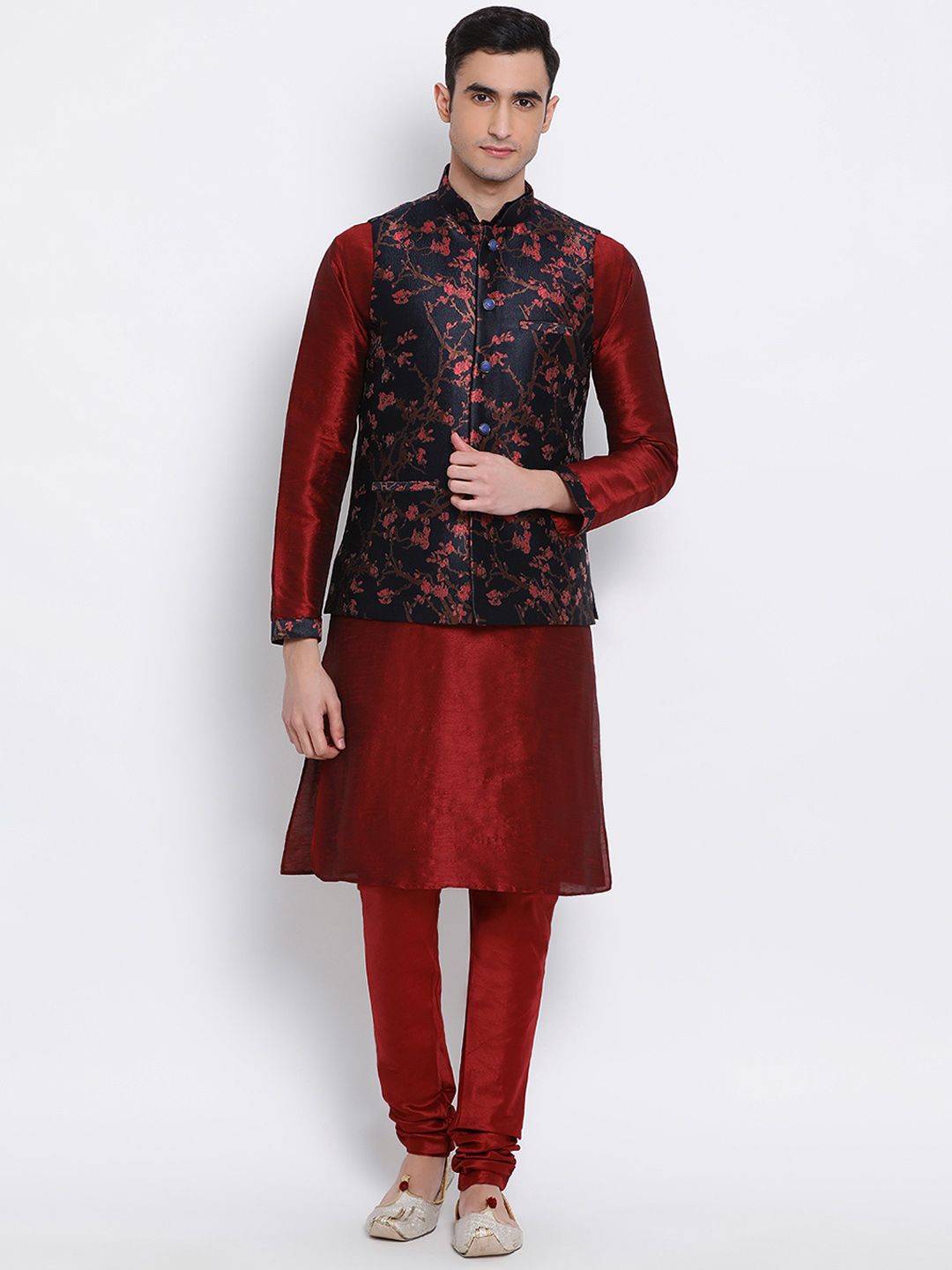 Bollywood Trends - $119.99 INDIAN DESIGNER KURTA PAJAMA JACKET SET BT ...