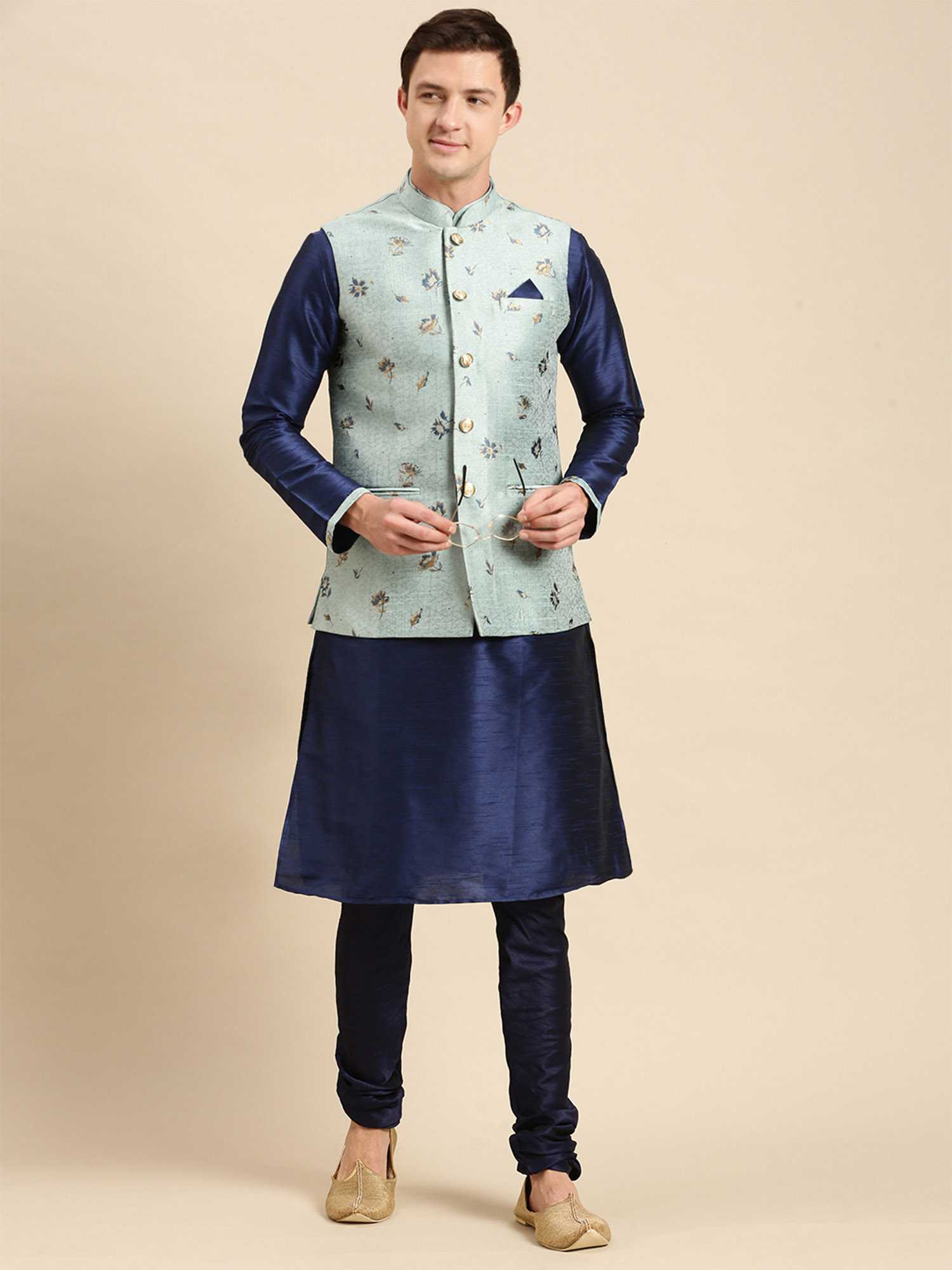 Bollywood Trends - $139.99 INDIAN DESIGNER KURTA PAJAMA JACKET SET BT ...
