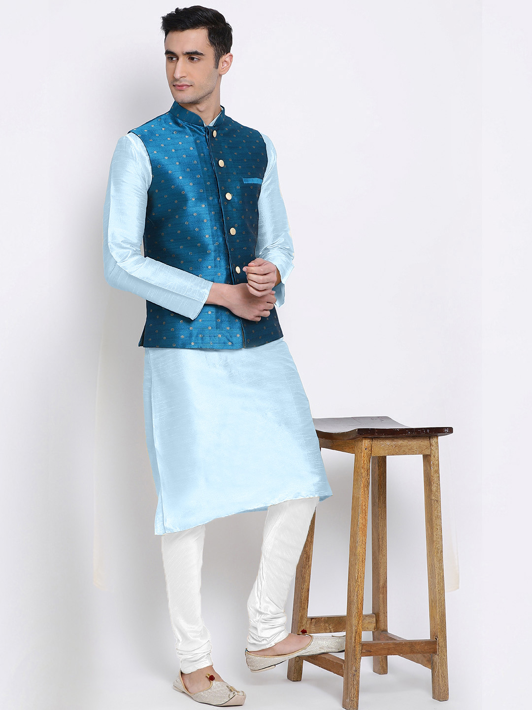 Bollywood Trends - $119.99 INDIAN DESIGNER KURTA PAJAMA JACKET SET BT ...