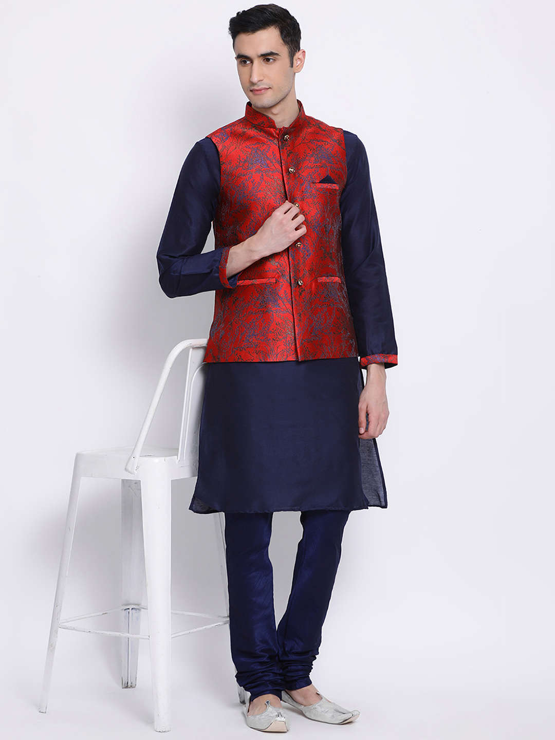 Bollywood Trends - $129.99 INDIAN DESIGNER KURTA PAJAMA JACKET SET BT ...
