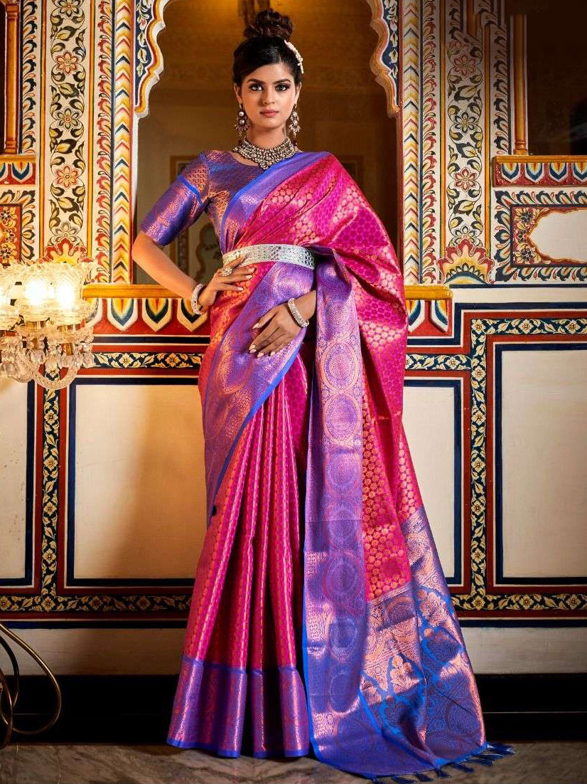 Bollywood Trends - $99.99 DESIGNER INDIAN SILK SAREE BT-SR-859530203 ...