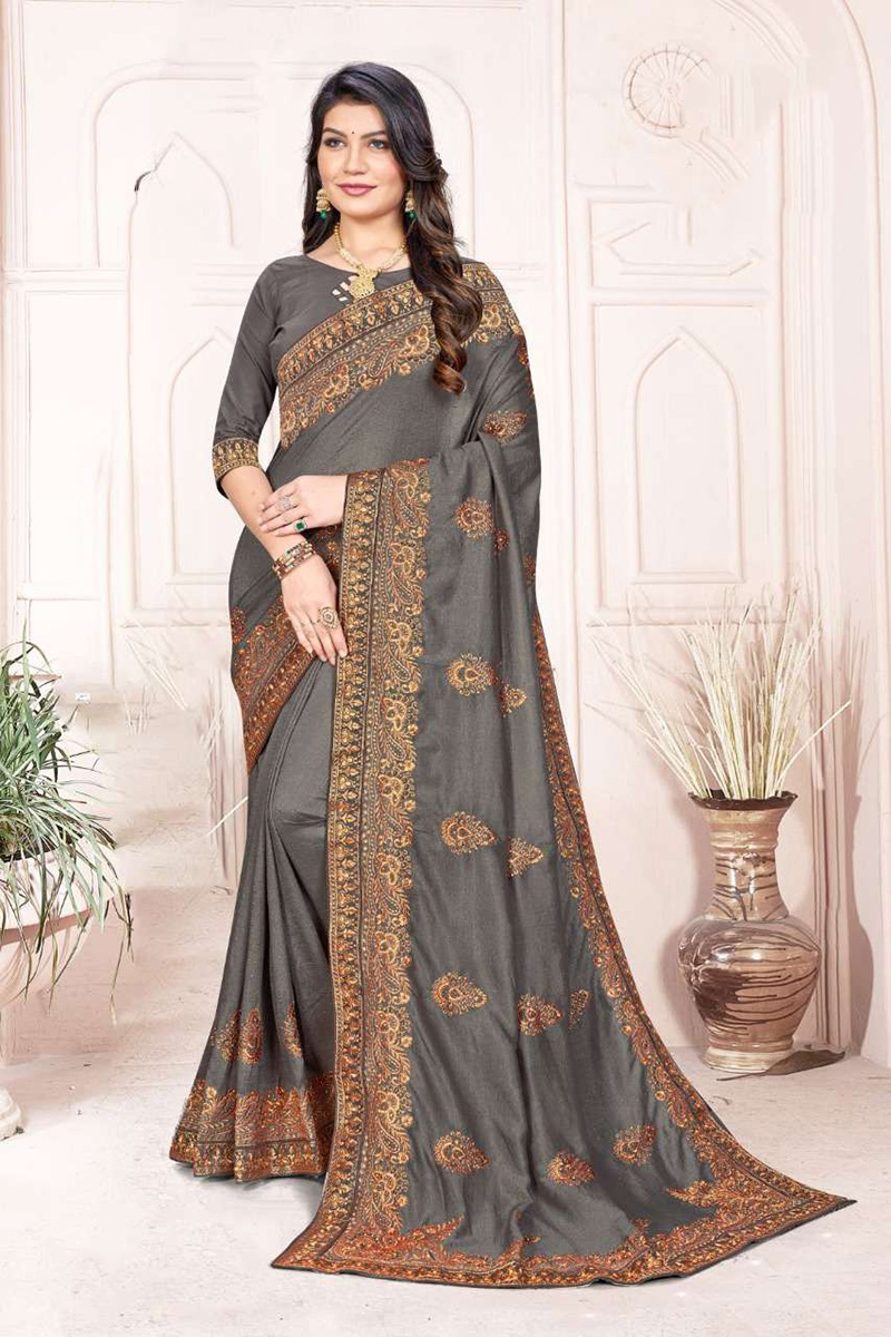 Bollywood Trends - $69.99 DESIGNER INDIAN SILK SAREE BT-SR-8994231609 ...