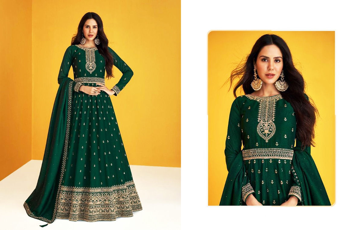 Bollywood Trends - $159.99 DESIGNER INDO WESTERN GOWN BT-IW-R-923182708 ...