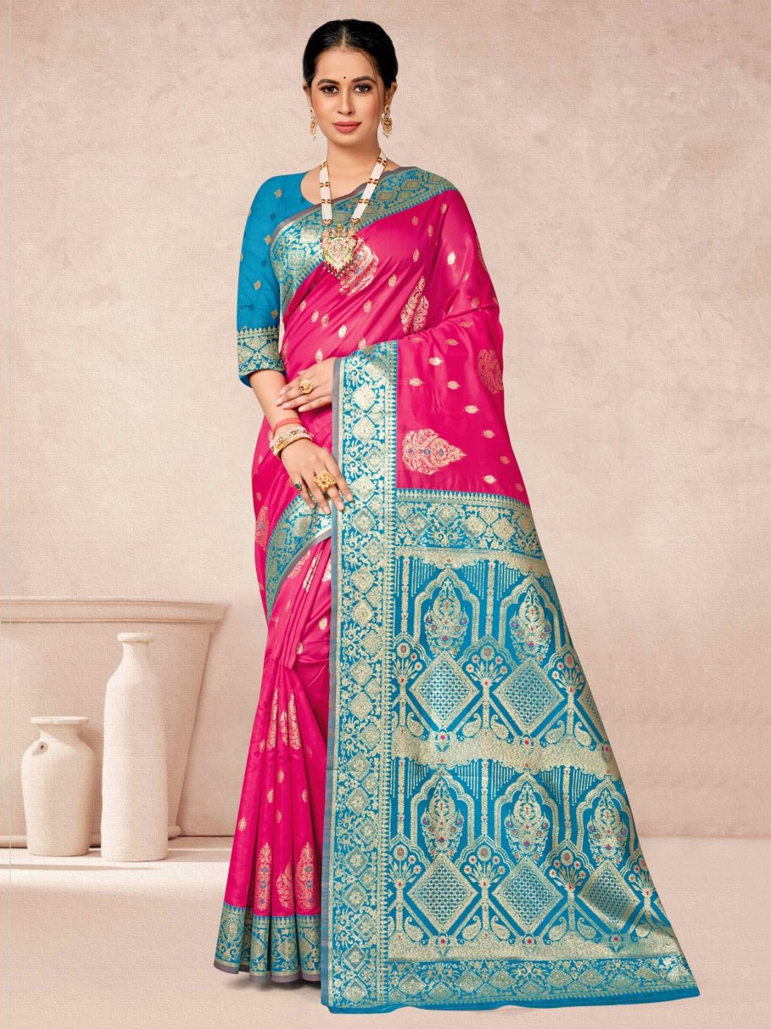 Bollywood Trends - $59.99 DESIGNER INDIAN SILK SAREE BT-SR-991351901-B ...