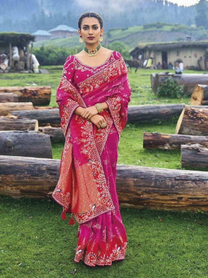 Bollywood Trends - $219.99 DESIGNER INDIAN SILK SAREE BT-SR-995732004 ...