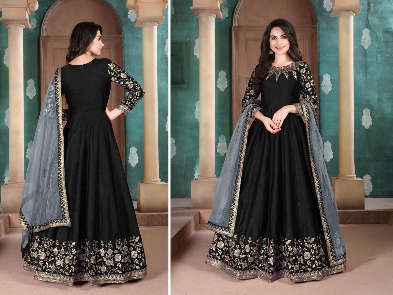 Bollywood Trends - $119.99 DESIGNER INDO WESTERN GOWN BT-IW-R-31947 ...