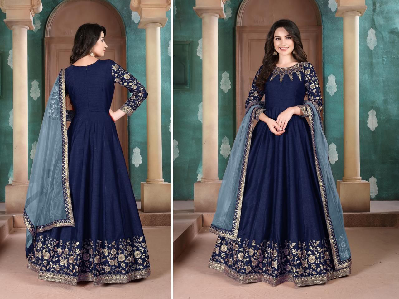 Bollywood Trends - $119.99 DESIGNER INDO WESTERN GOWN BT-IW-R-31947 ...