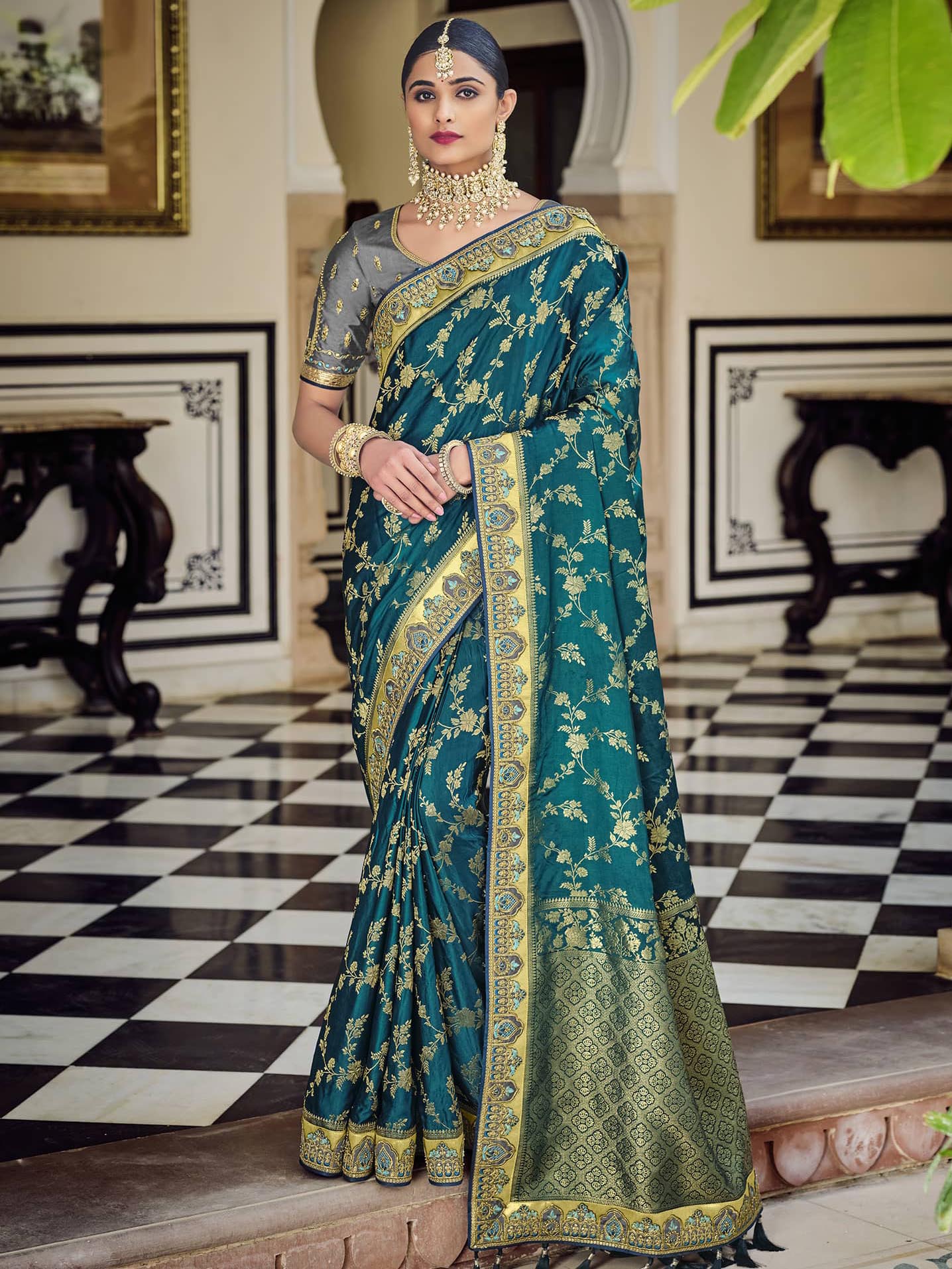 Bollywood Trends - $179.99 DESIGNER INDIAN SILK SAREE BT-SR-999141210 ...